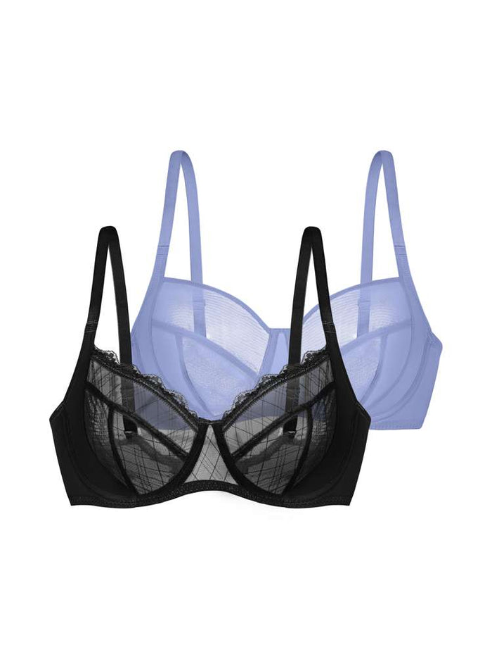 DORINA IMANI-2 Pack NON PADDED WIRED BRA | Bra | Dorina