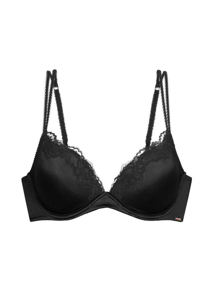 DORINA ORIGINS SHINY MICRO PUSH UP PLUNGE BRA | Bra | Dorina